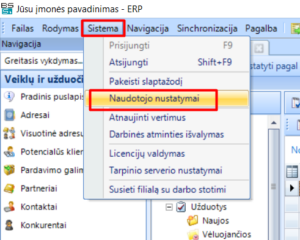 Automatinis ataskaitų teikimas SODRAI - BSS